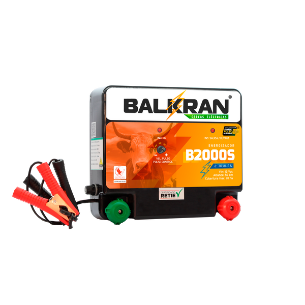 Energizador B2000S - 50 Km – Electronica y Seguridad Monserrate